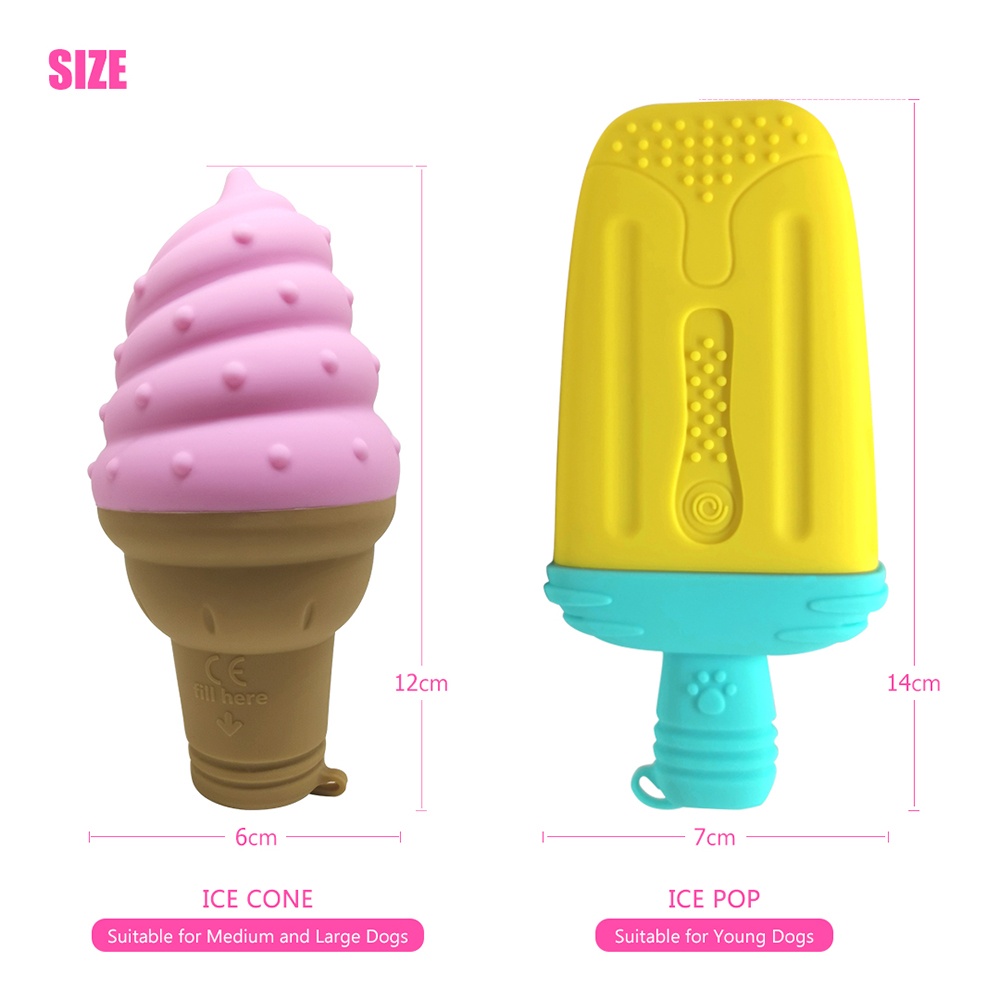 Dog Toys Icepop Frozen Dog Toys For Teething, Freezable Toy Freeze ...